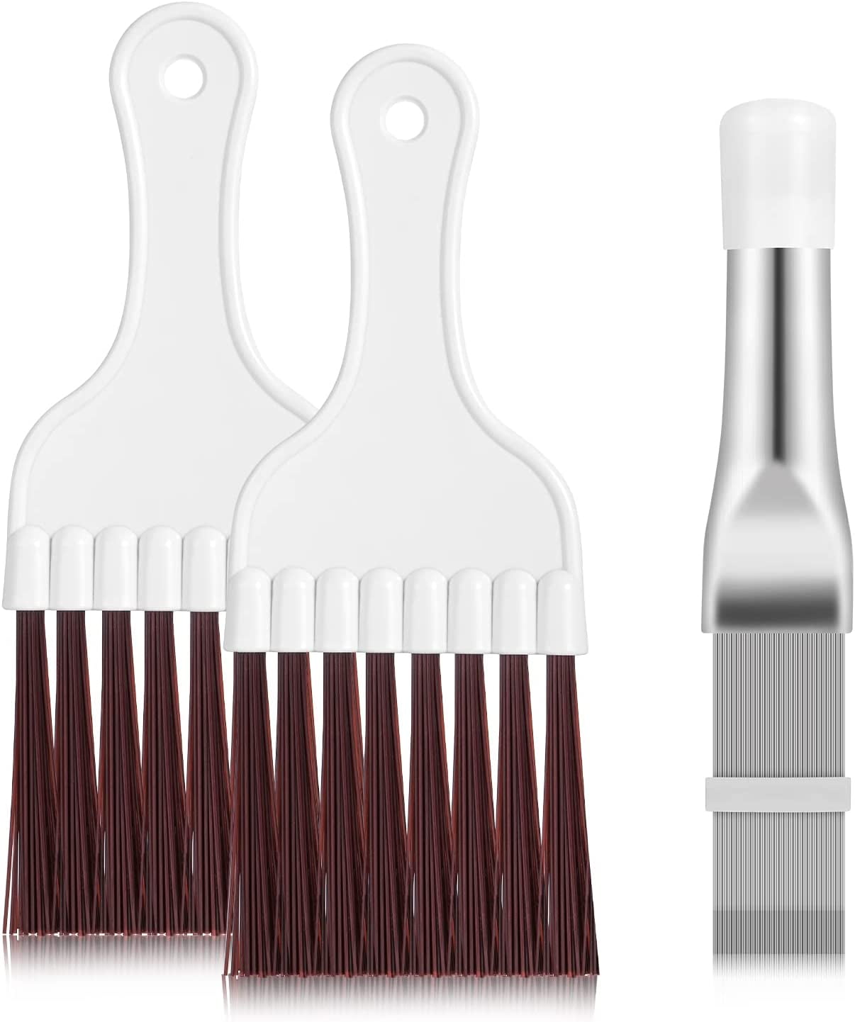 3 in 1 Set Air Conditioner Condenser Fin Comb, 1 Coil Cleaner Stainless ...