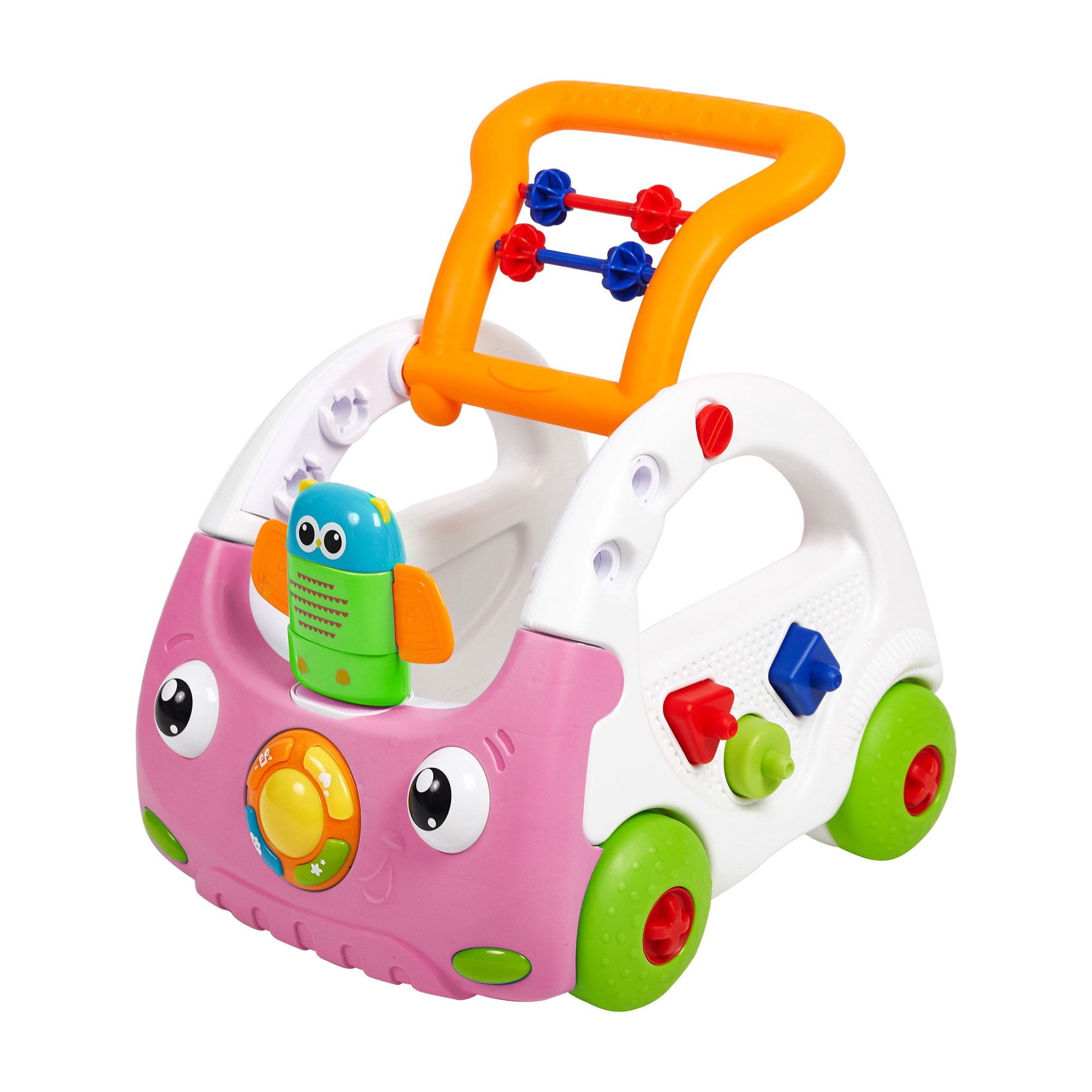 3 in 1 Sit to Stand Learning Walker Baby Push Car Activity Walker with ...