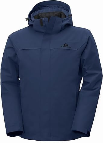 3 in 1 Ski Jacket Men Pioneer Camp Waterproof Thermal Puffer Liner ...
