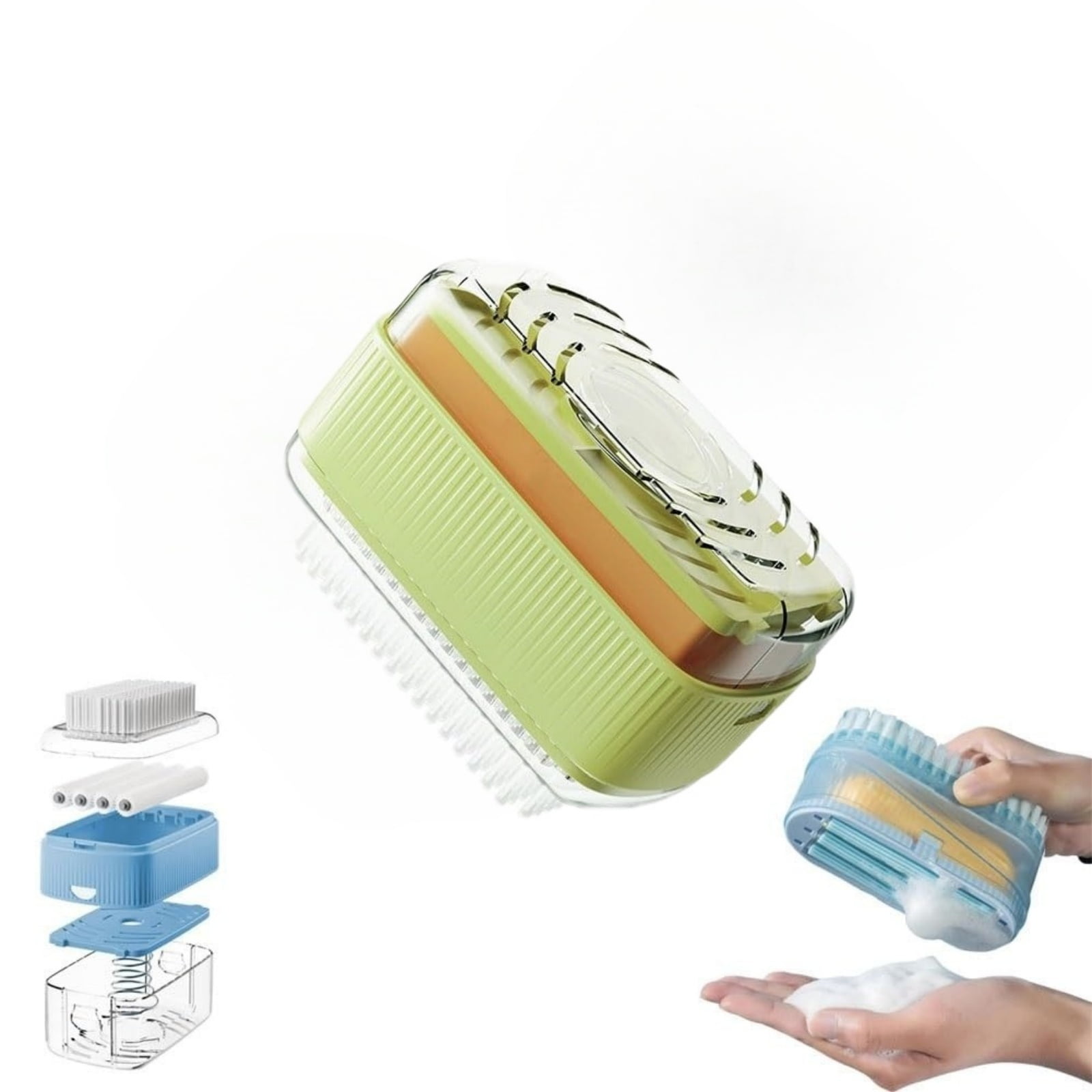 3 in 1 Soap Dish with Drain, Multifunctional Soap Dish Soap Cleaning ...