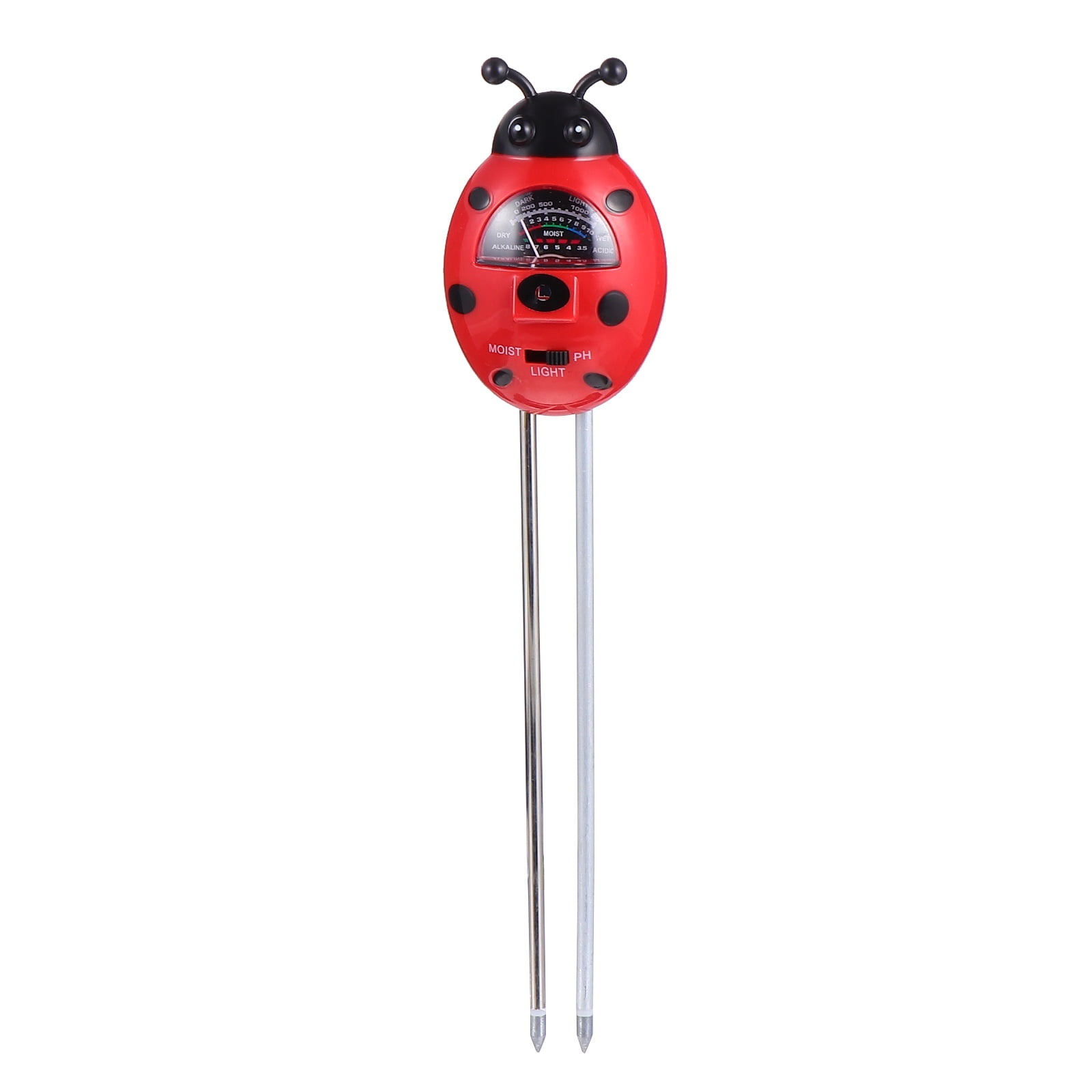 3-in-1 Soil Tester Ladybug Design Soil PH Hygrometer Illuminance ...