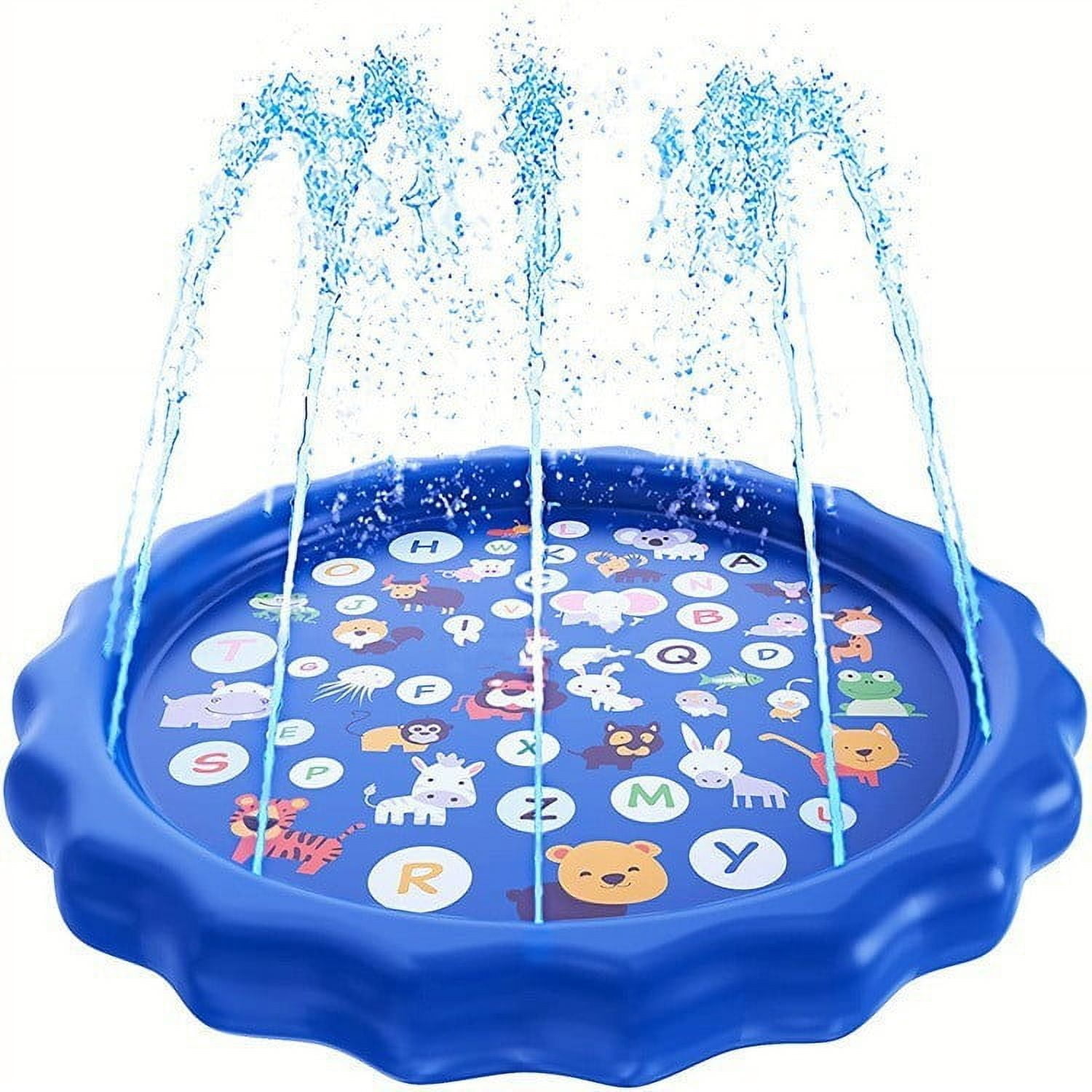 3-in-1 Splash Pad, Sprinkler for Kids and Baby Pool for Learning ...