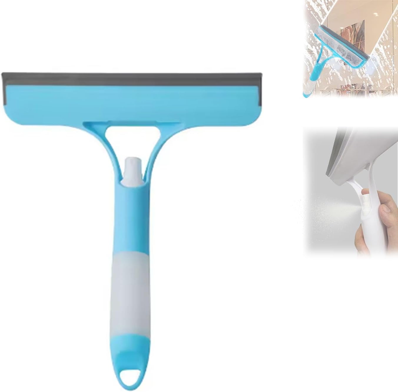 3 in 1 Spray Squeegee, 3 in 1 Window Cleaning Scraper, Window Squeegee with Sprayer for Glass ...