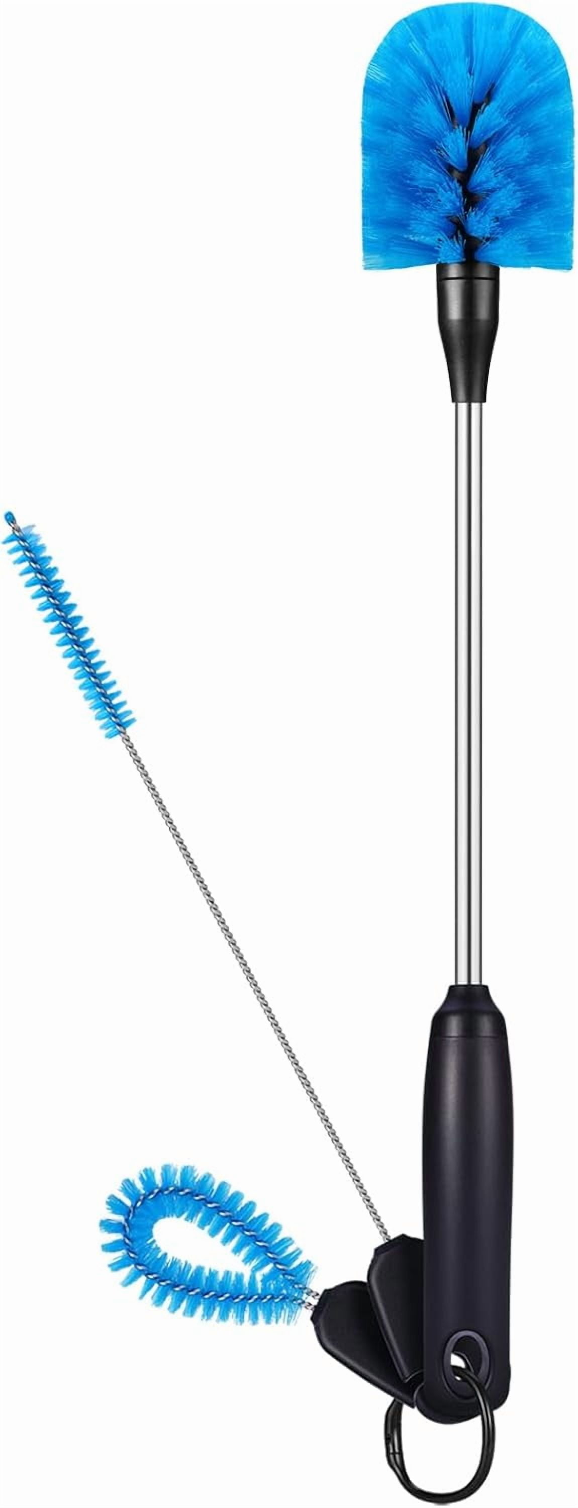 3-in-1 Stainless Steel Bottle Brush and Straw Cleaning Set, Long Handle ...