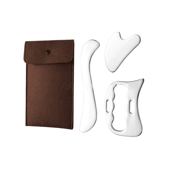 3-in-1 Stainless Steel Gua Sha Muscle Scraper Tool, Myofascial Scraping ...