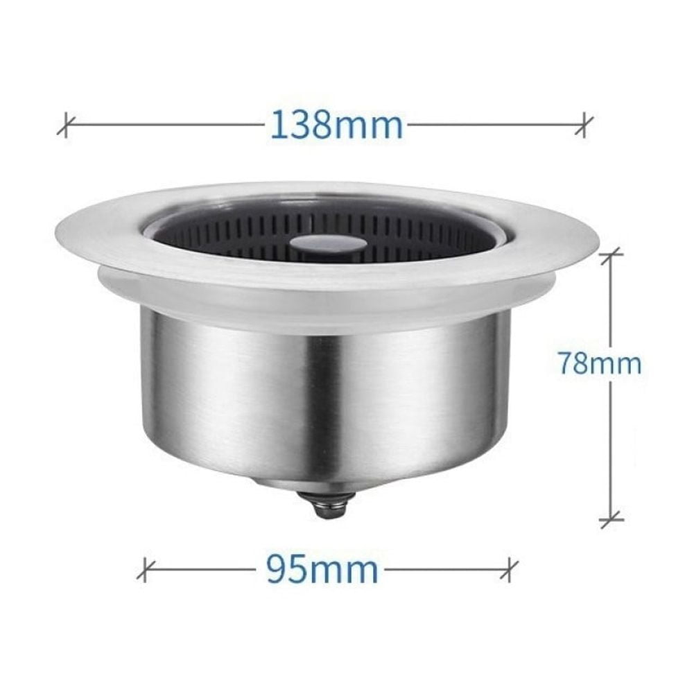 3-in-1 Stainless Steel Sink Aid,Kitchen Sink Drain Strainer,Sink ...
