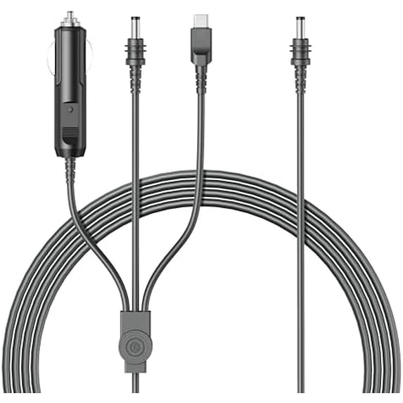 3 in 1 Starlink Mini 10FT - 100W C 12-24V and DC Male Power Cord for ...