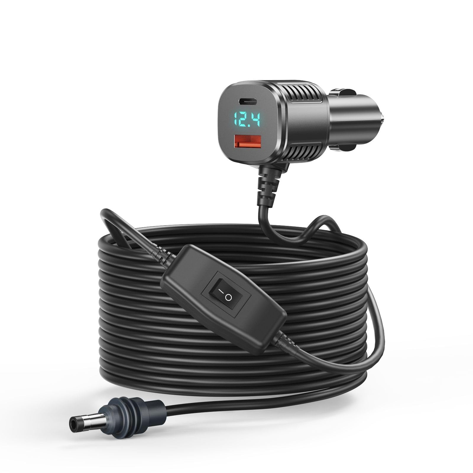 3-in-1 Starlink Mini Power Cable 10FT, 12V-24V Car Charger with ...