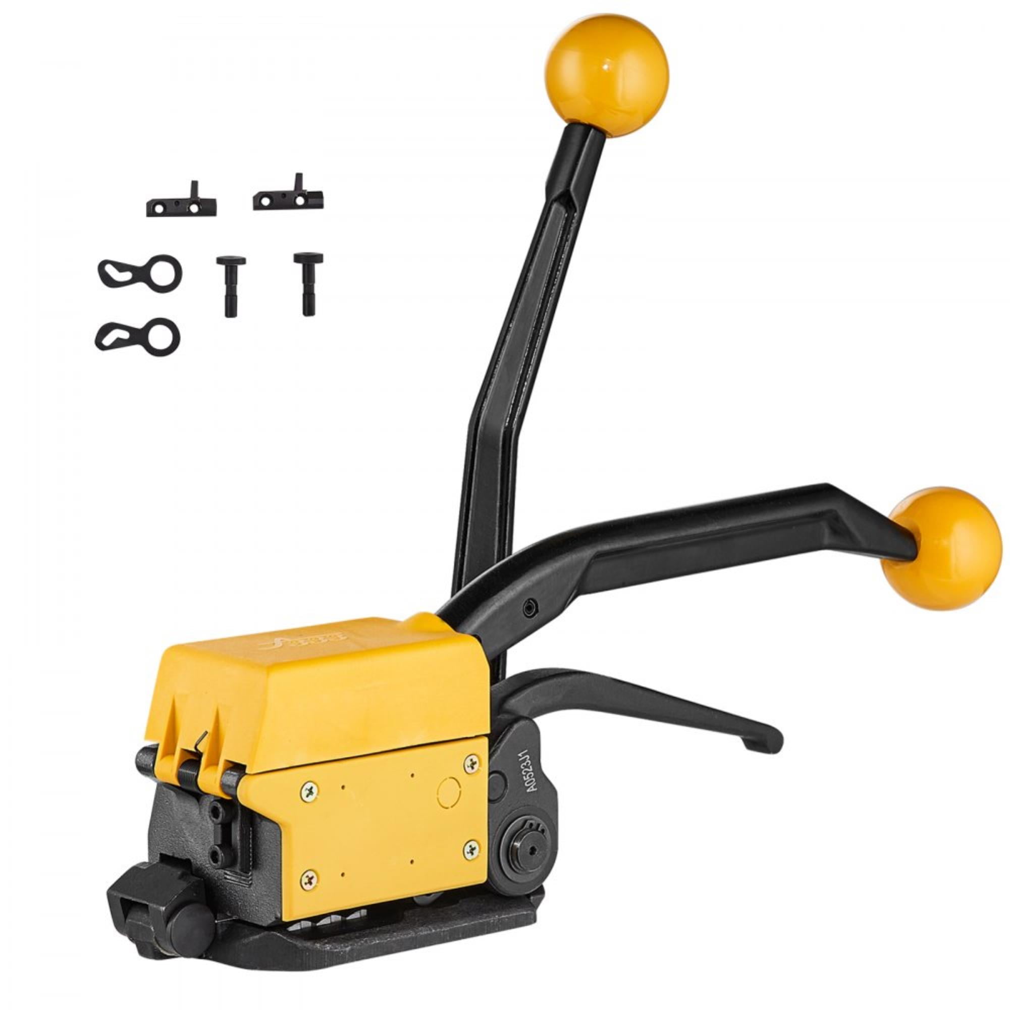 3-in-1 Steel Strapping Tool for 1/2-3/4 Width - Manual Tensioner ...