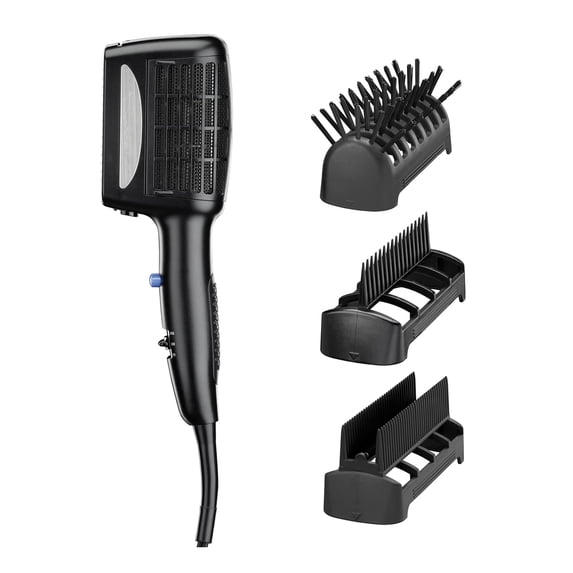 3-in-1 Styling Hair Dryer, 1875W with 3 Attachments for Detangling ...