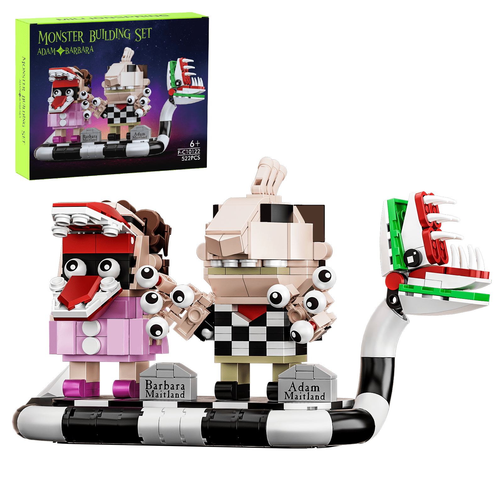 3 in 1 Summon Snake Building Blocks Set Archmage Sandworm Figures ...