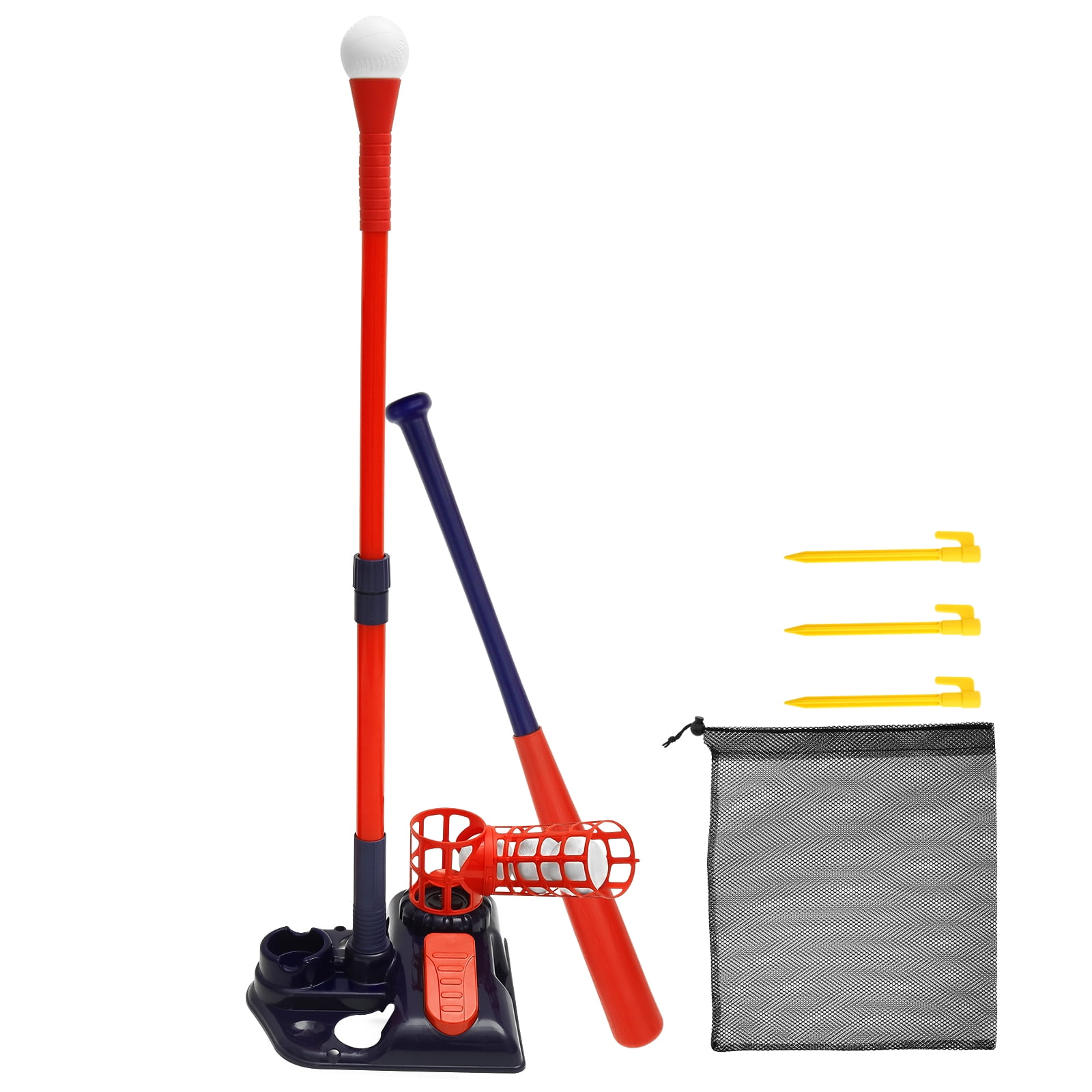 3 in 1 T Ball Set Toddler Baseball Set Kids Baseball Training Set Indoor Outdoor Play Sports Toy ...