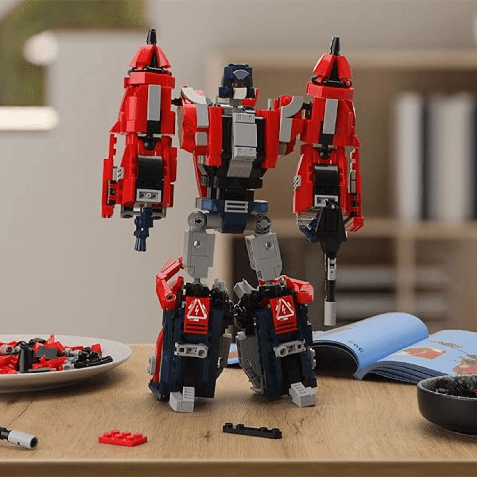 3 in 1 Transforming Building Blocks Set, Transform into Robot, Dinosaur ...