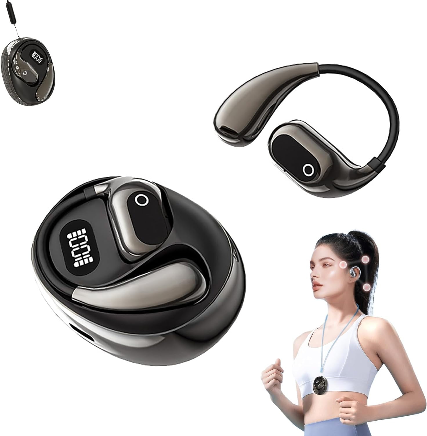 3-in-1 Translator Earbuds, Multi-Language Smart Translation Bluetooth ...