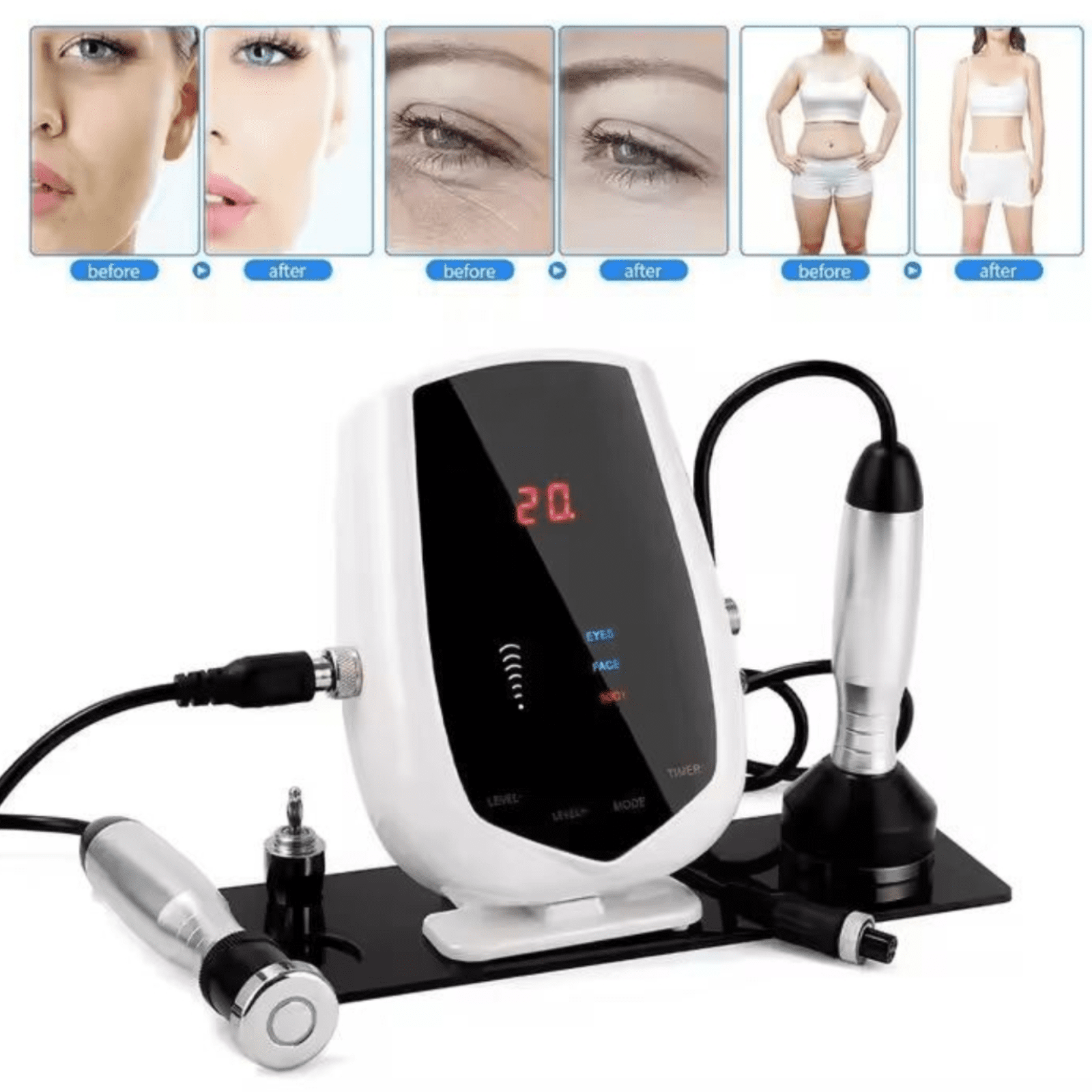 3 in 1 Tripolar Skin Lifting Machine Face&Eye Lifting Tighten Beauty ...