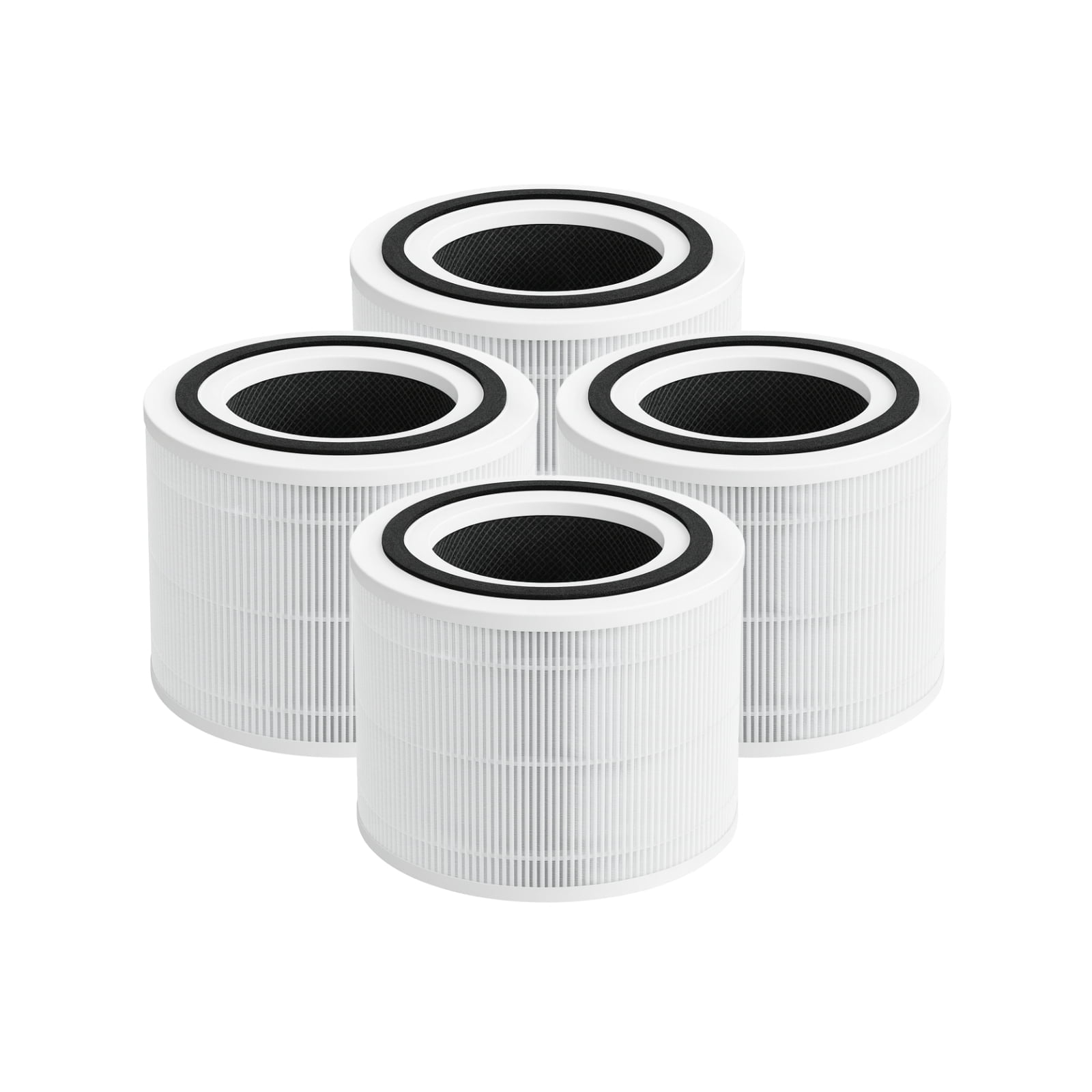 Nispira, 3-in-1 True HEPA Carbon Filter Replacement, 240, 4 Pack ...