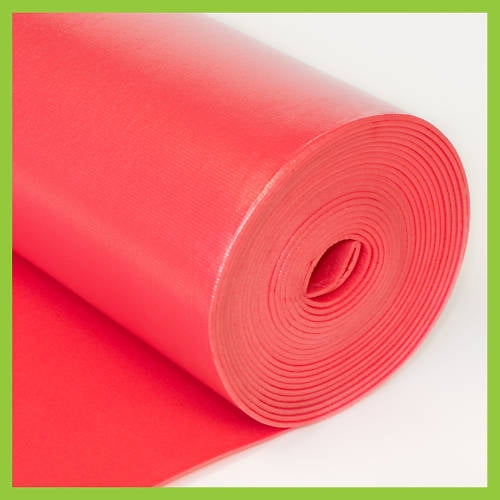 3 in 1 UNDERLAYMENT Laminate Foam 3.2mm 200 sq.ft Red by LessCare ...
