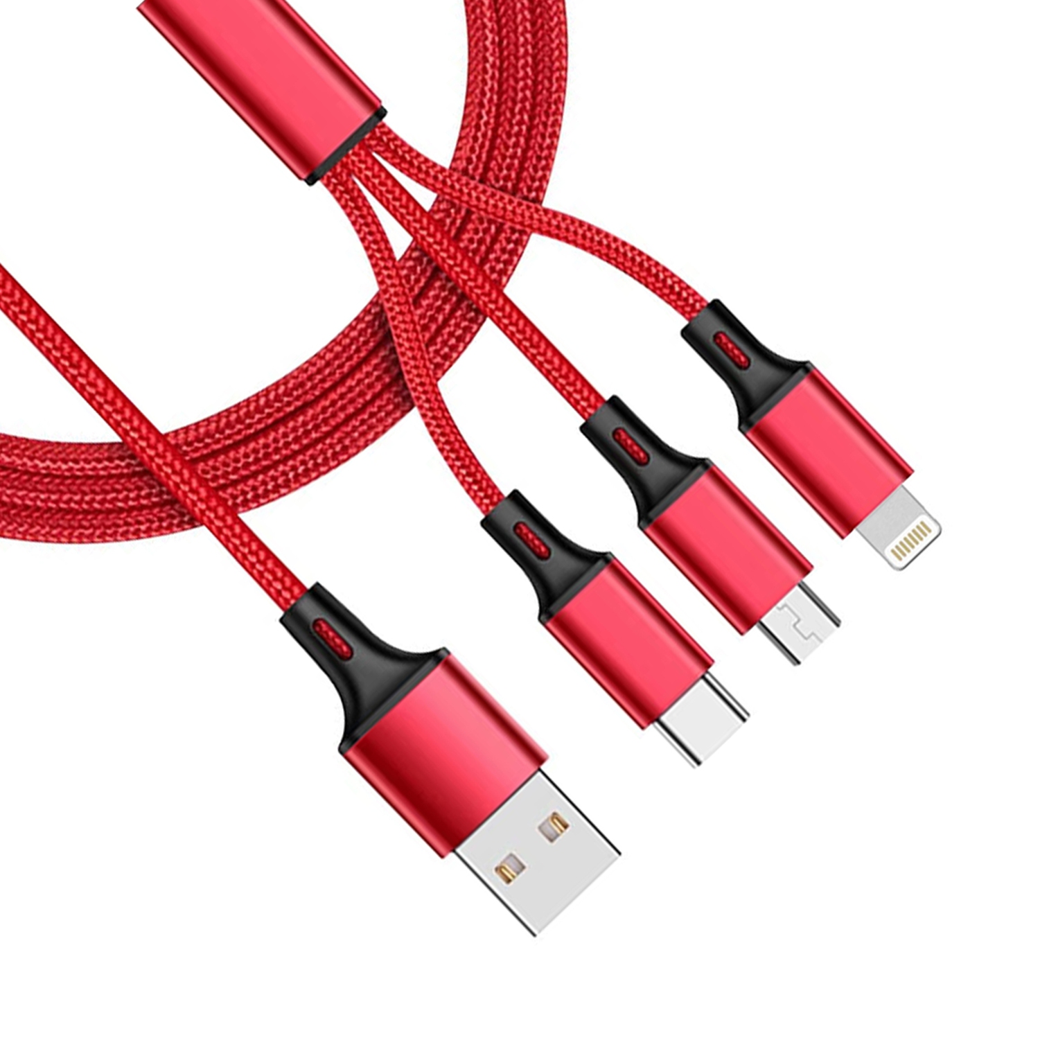 3-in-1 USB Cable for Samsung Galaxy A72 5G/A52 5G/A42 5G/A32 5G/A12 5G ...