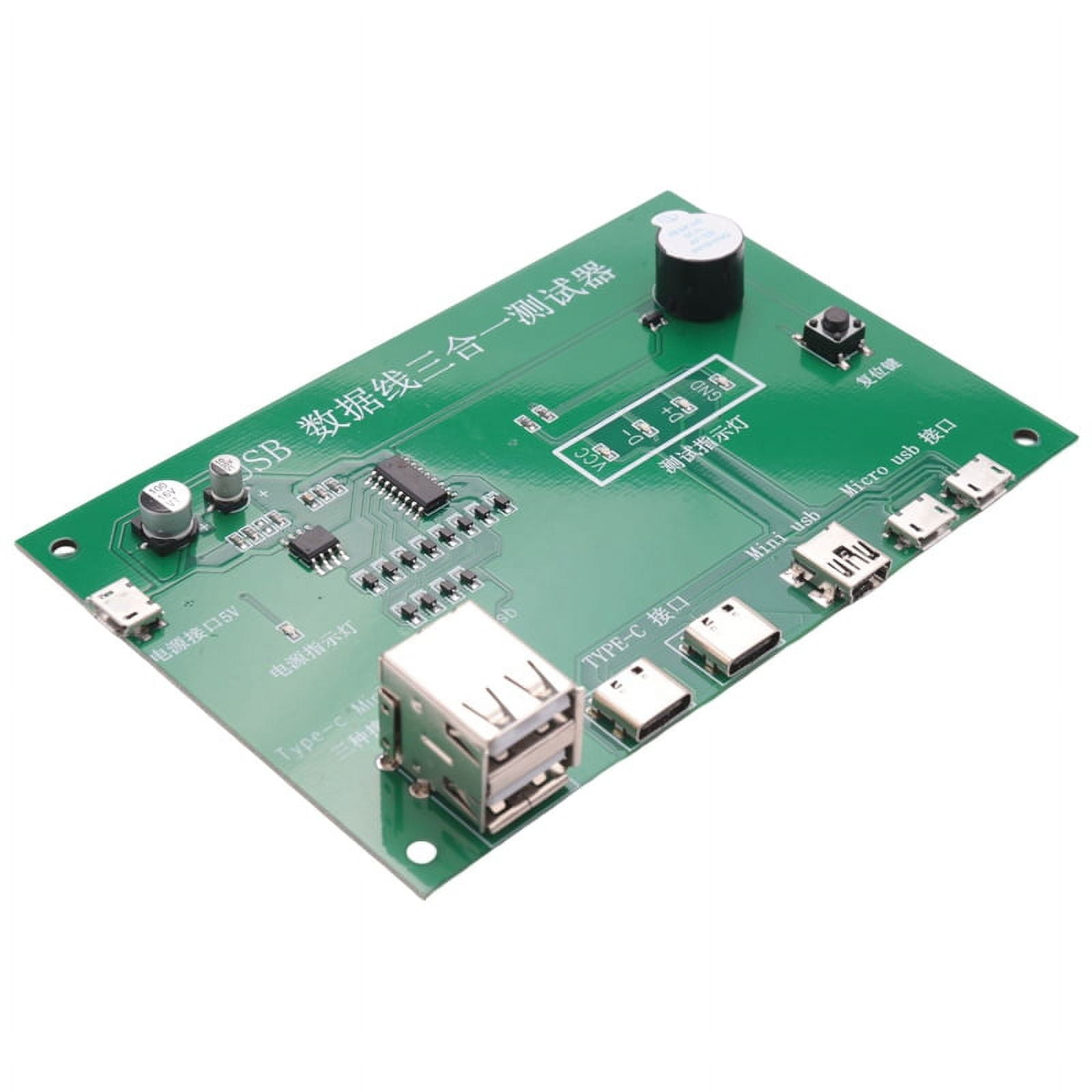 3 in 1 USB Cable Tester Charging Cable Test Card Tpye-C Mini USB ...