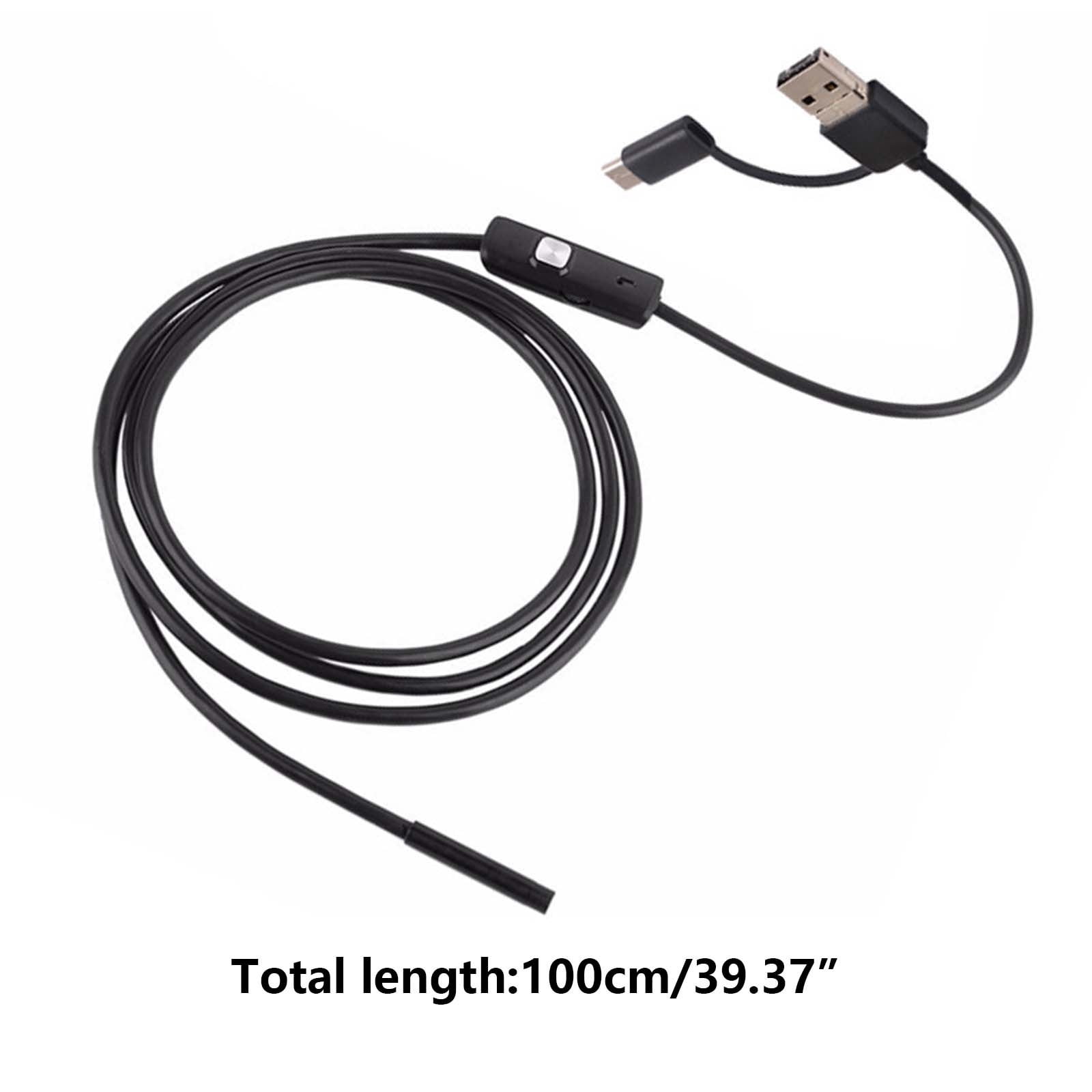 3-in-1 USB Endoscope, Type-C Borescope 7mm Inspection Snake Camera, HD ...