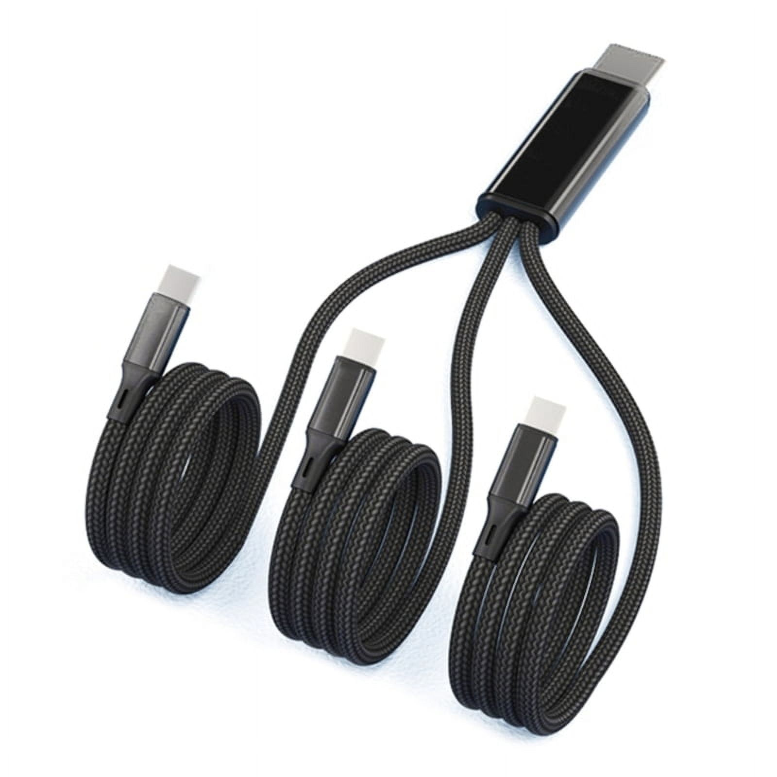 3 in 1 USB Type C Cable USB C to Type C Charging Cable For Cellphone ...