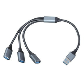 BKSDUEH USB Splitter Y Cable, USB A 1 Male to 2 Female Extender, Data ...