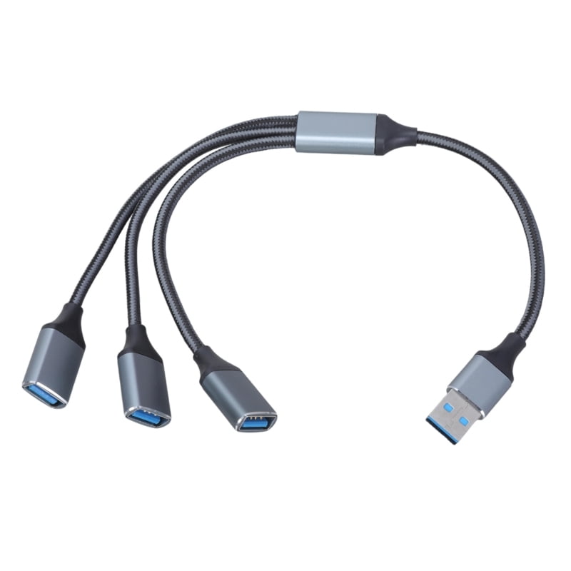 3 in 1 USB Y Splitter Cable USB Power Splitter Cable USB2.0 Male to 3 ...
