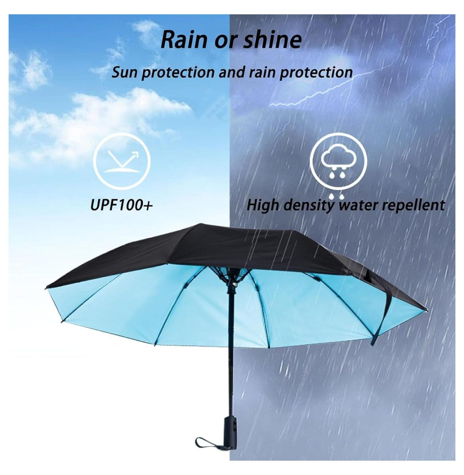 3 in 1 Umbrella with Fan and Mister, Misting Umbrella with Fan (Yellow ...