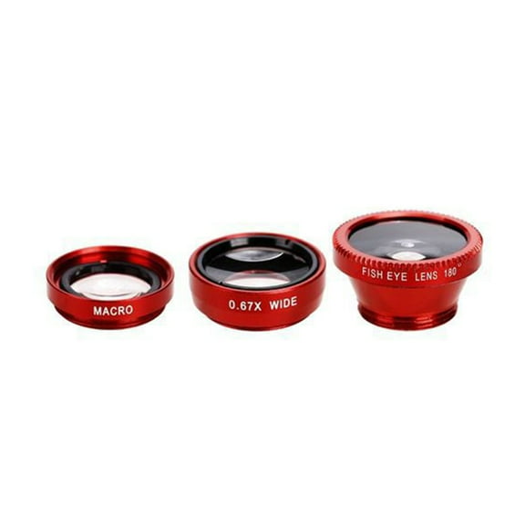 Fairnull 3 in 1 Mobile Phone Camera Fish Eye Macro Super Wide Angle ...