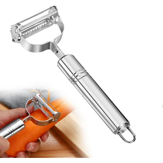 3-in-1 Vegetable Peeler with Julienne Slicer & Potato Eye Remover ...