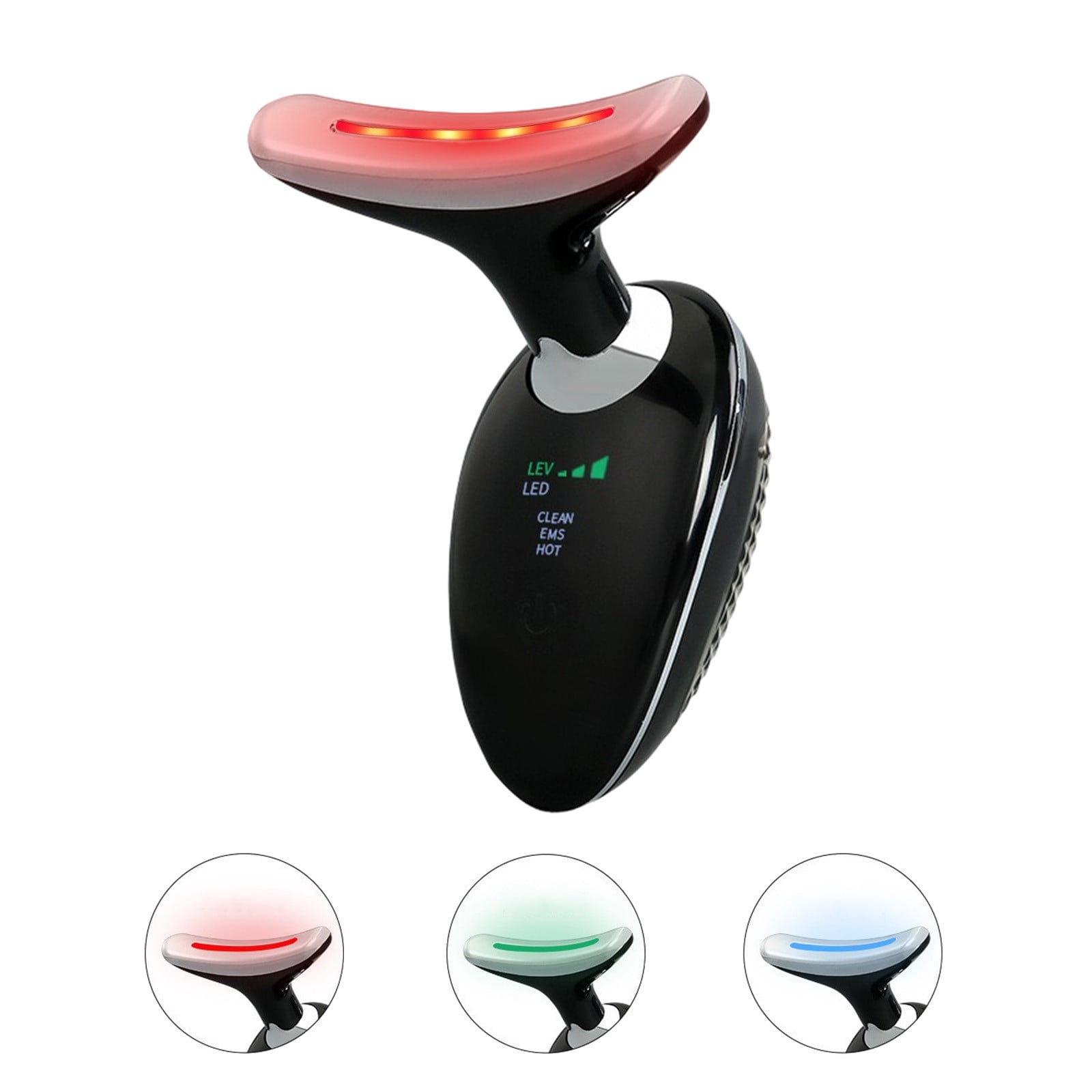 3-in-1 Wavy Chic Beauty Facial Massager, Fight Wrinkle Device Neck ...