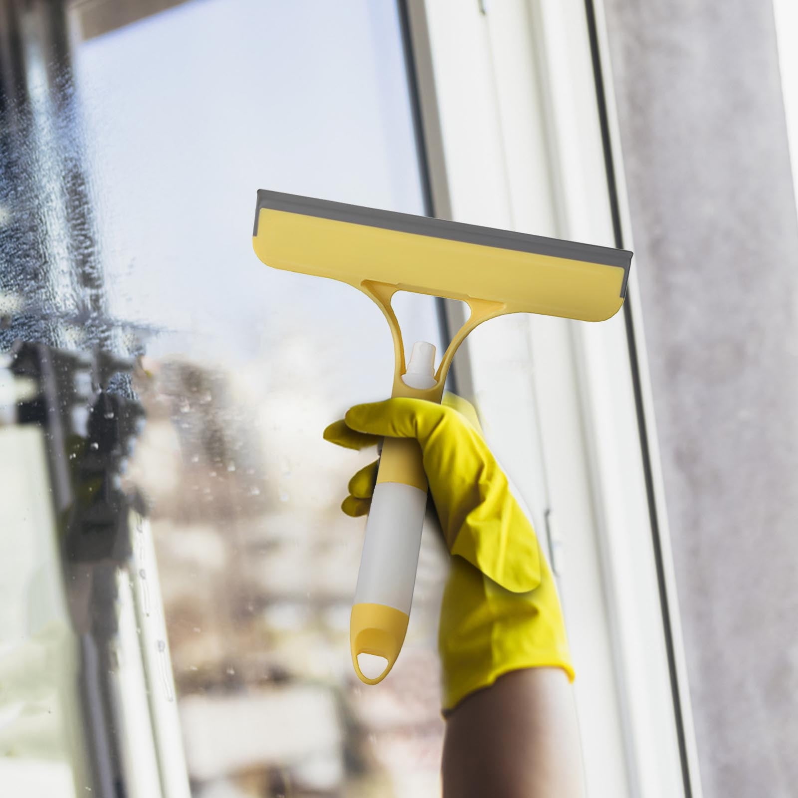 3-in-1 Window Cleaning Kit with Squeegee, Scraper & Sprayer | Multi ...