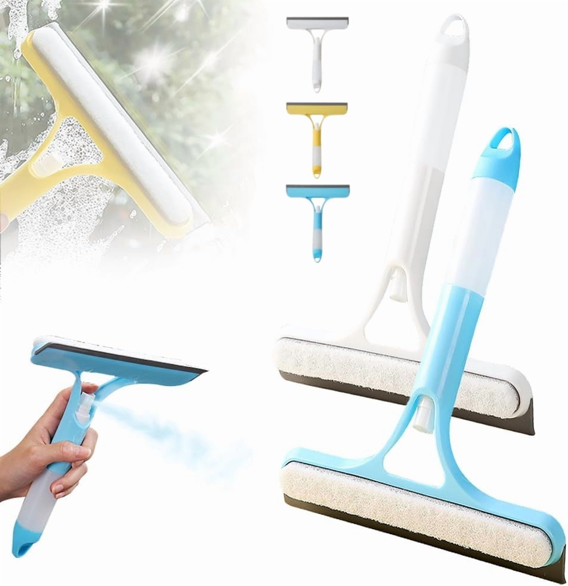 3 in 1 Window Cleaning Scraper, 2025 New Window Squeegee with Spray for ...