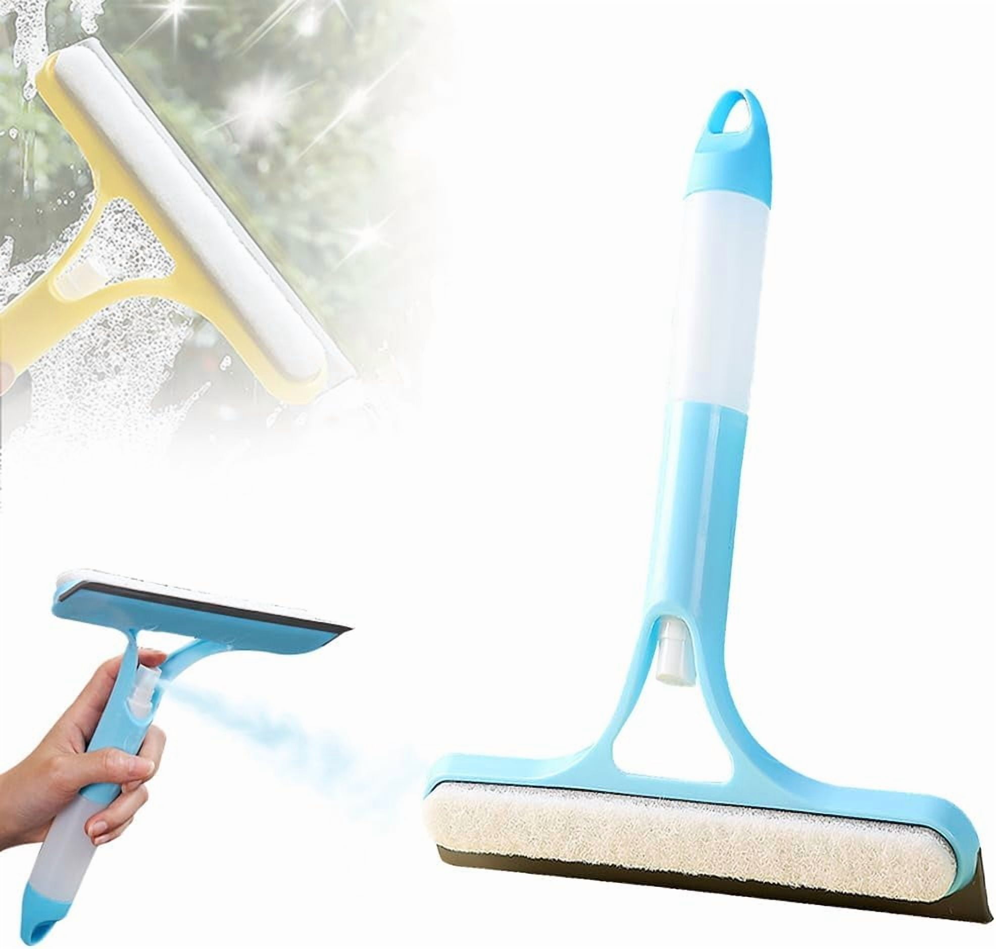 3 in 1 Window Cleaning Scraper, 2025 Upgraded Window Squeegee Scrubber ...