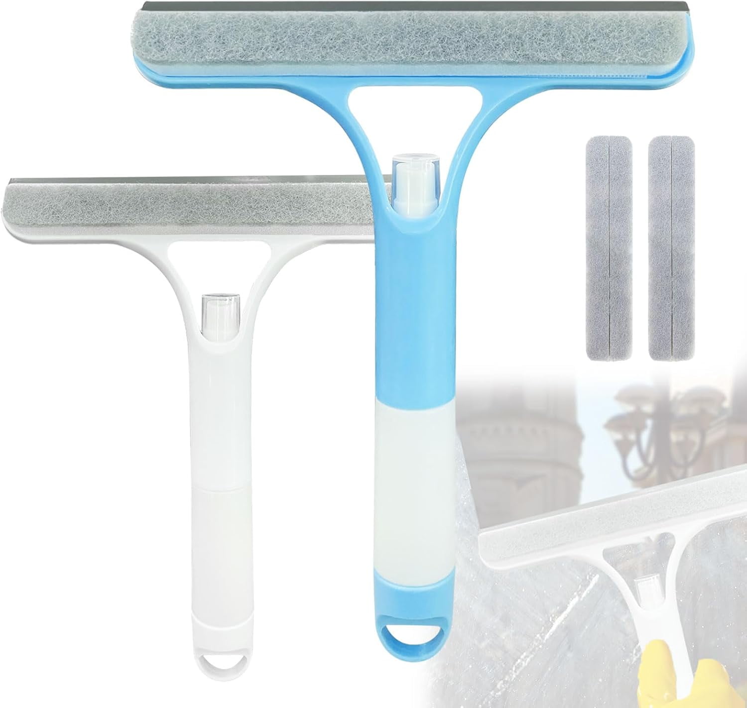 3 in 1 Window Cleaning Scraper,All-Purpose Spray Window Squeegee ...