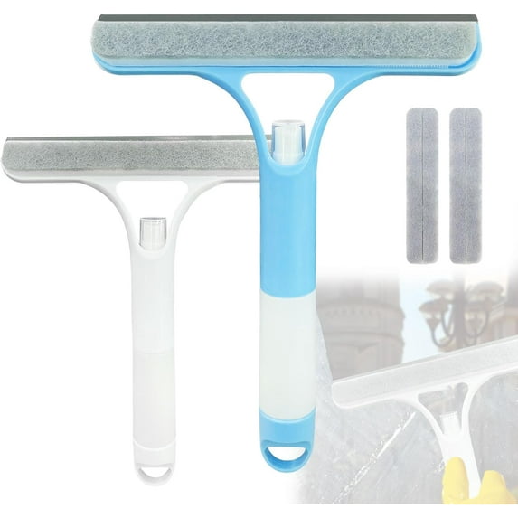 3 in 1 Window Cleaning Scraper,All-Purpose Spray Window Squeegee ...