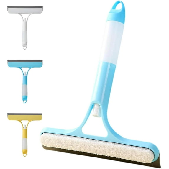 3 in 1 Window Cleaning Scraper, Mirror Squeegee with Sprayer - Walmart.com