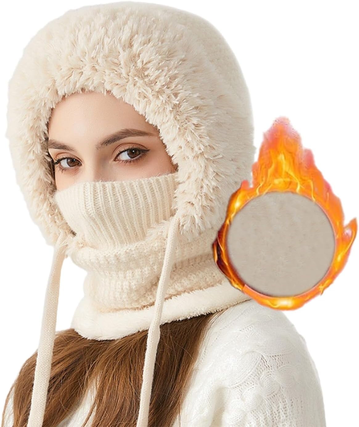 Grishay Cozysnug Hat, 3-in-1 Winter Balaclava,Women's Outdoors ...