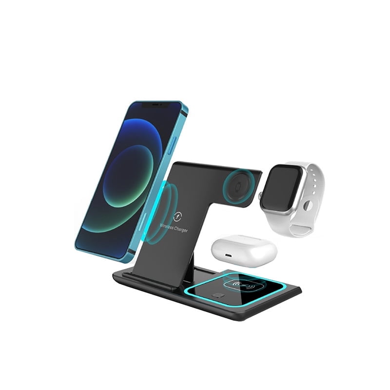 3-in-1 Wireless Charger Foldable Stand X455 Compatible with Apple ...