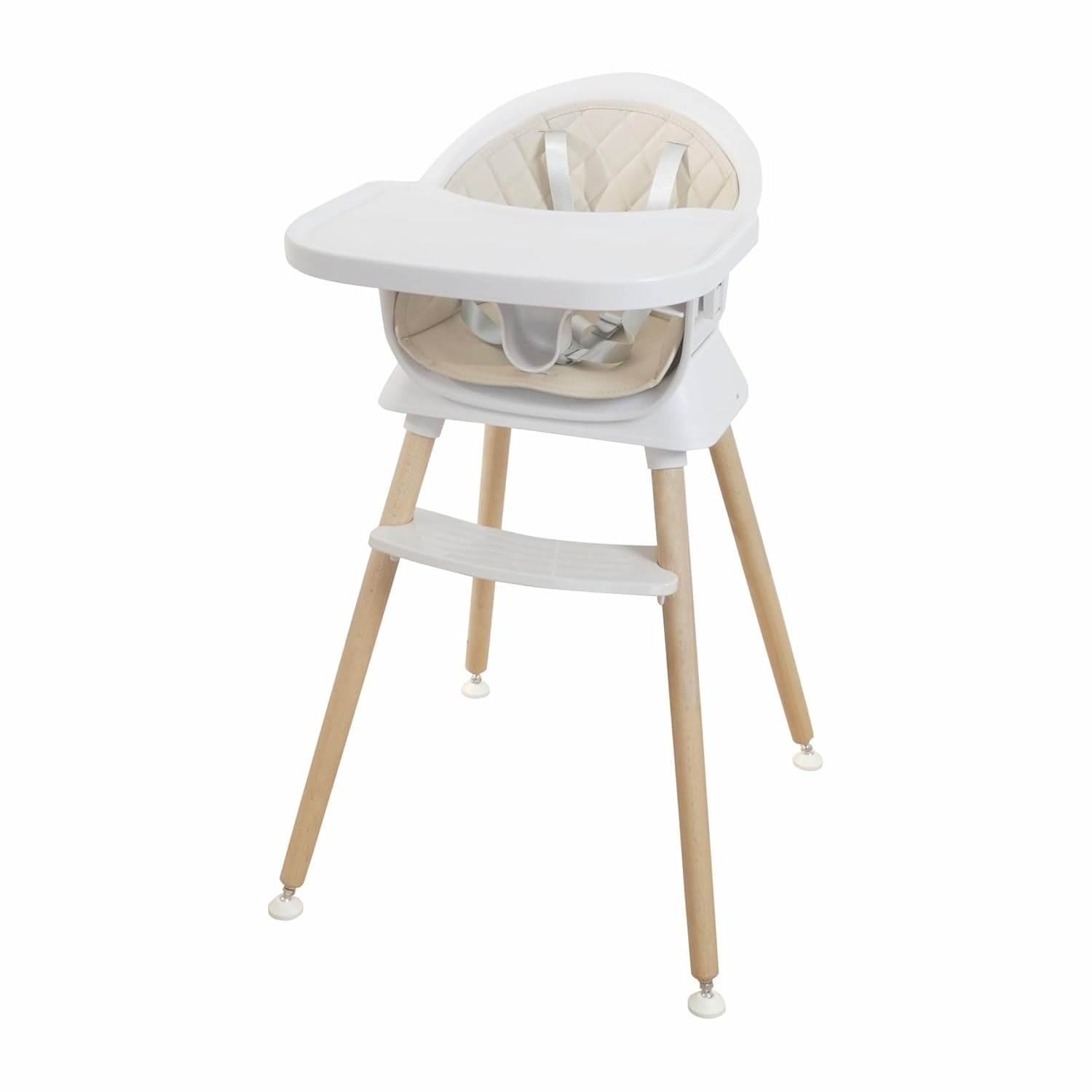 3-in-1 Wooden High Chair for Babies & Toddlers – Convertible Baby ...