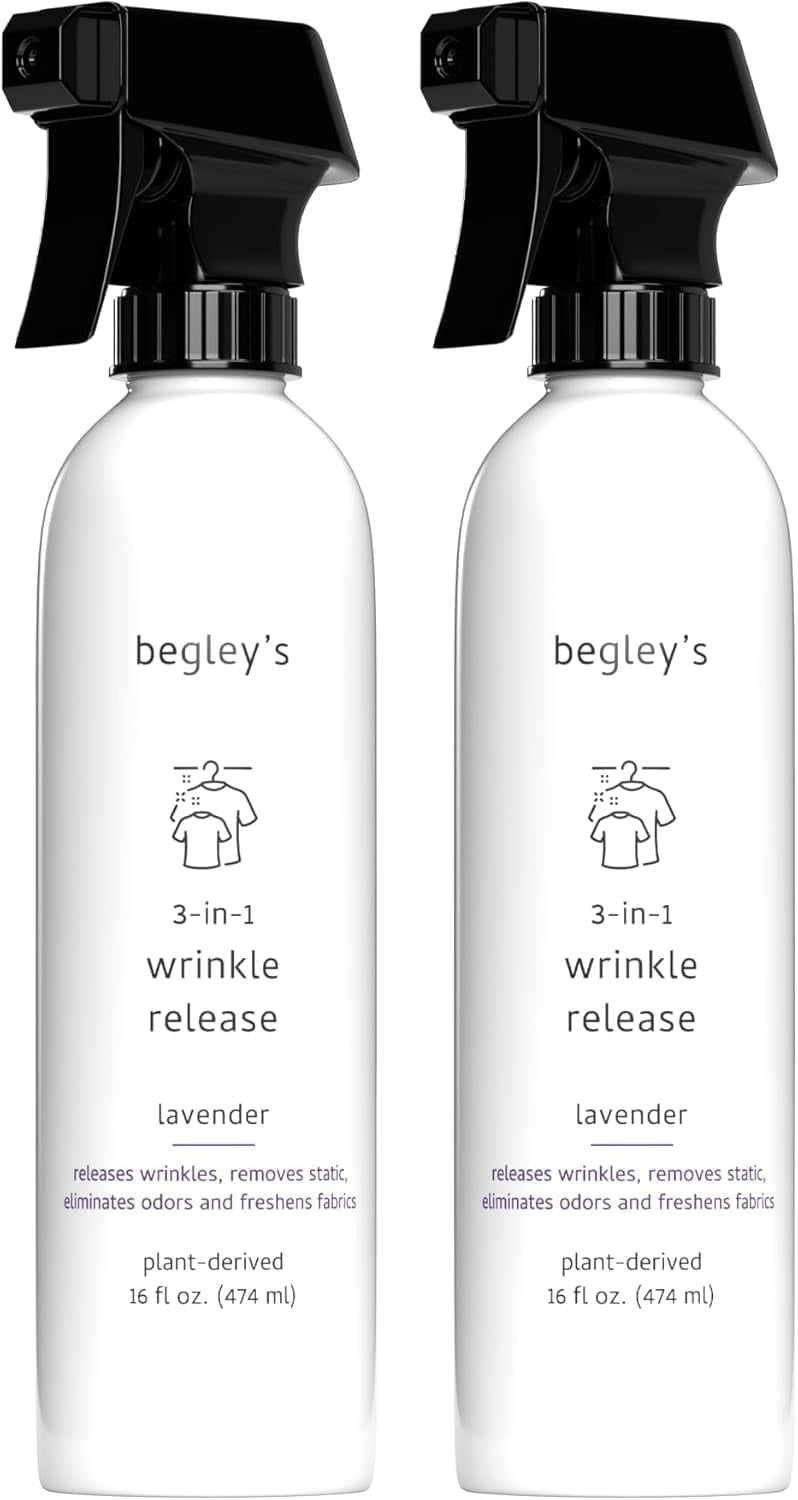 3-in-1 Wrinkle Remover, Quick Fix Wrinkle Release, Static Cling Remover ...