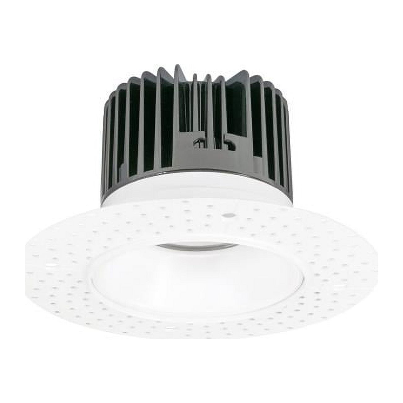 3 in. 15W 5CCT 90CRI LED Round Trimless Recessed Downlight with Mud-in ...