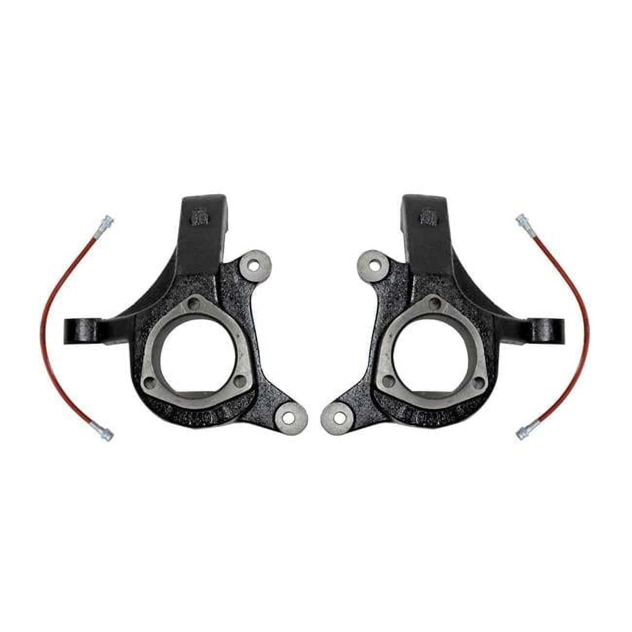 3 in. 2WD Lift Spindles with Extended Brake Lines for 2007-2015 Chevy ...