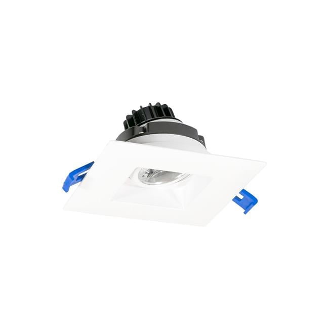 3 in. 8W 5CCT 90CRI LED Square Regressed Gimbal Recessed Downlight ...