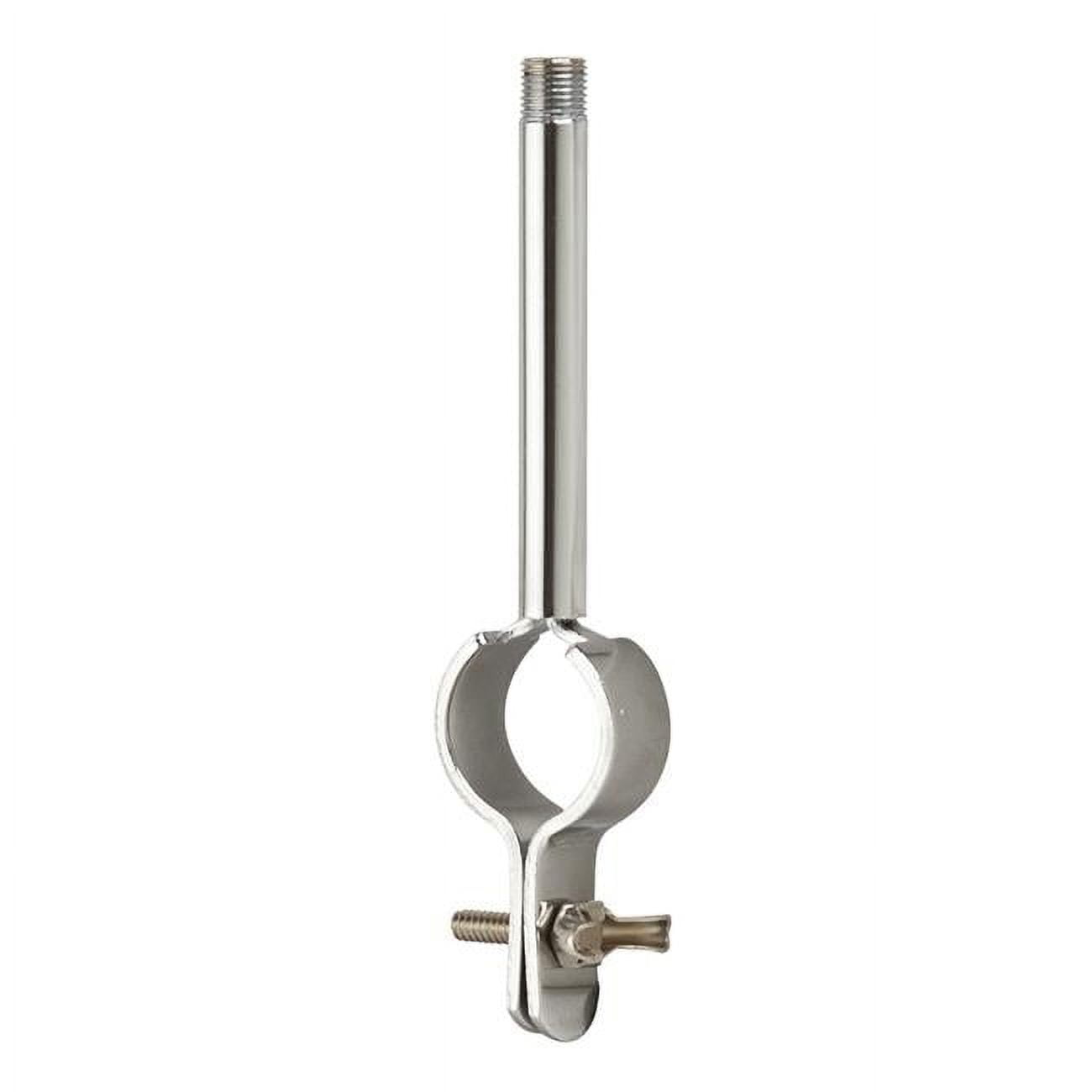 3 in. Chrome "O" Style Clamp with Stem for 1 in. or 1 1/16 in. Round ...