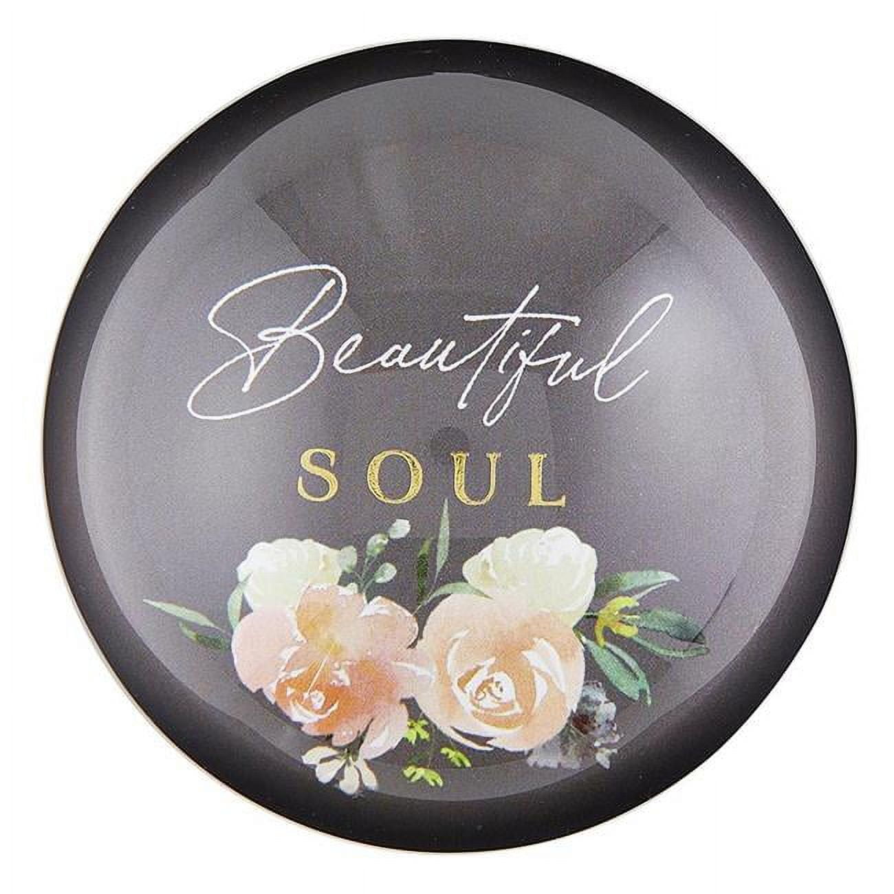 3 in. Dia. Garden Collection Glass Dome Paperweight - Beautiful ...
