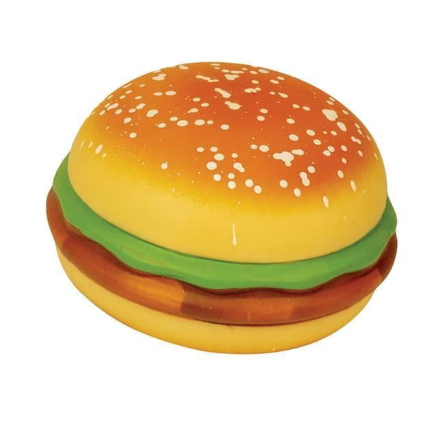 3 in. Dia. Squishable & Stretchable Hamburger Squeeze Fidget Toys - Pack of 144 - Walmart.com