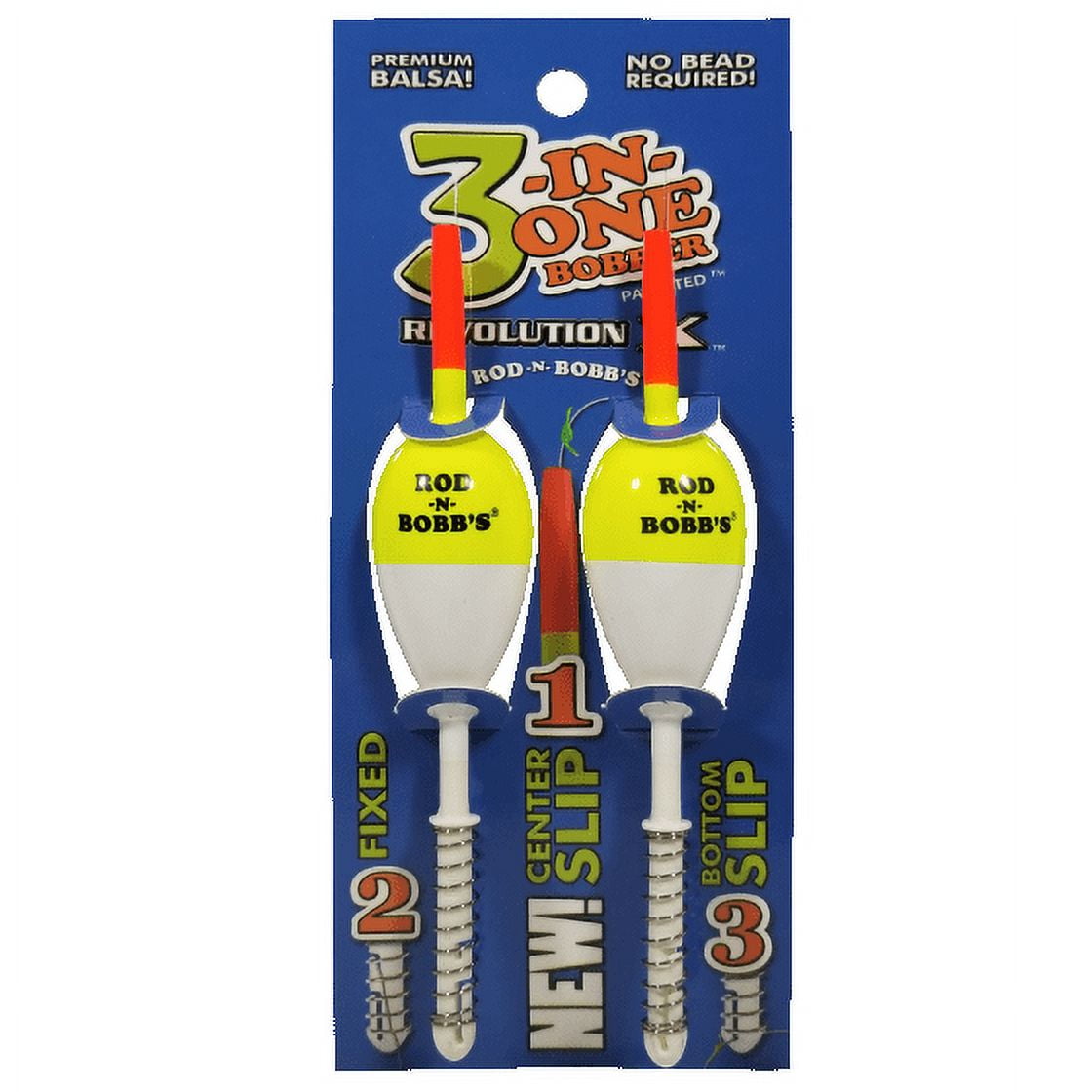 3-in-One Revolution X 1" Oval Stick Bobber - 2 Pack - Walmart.com