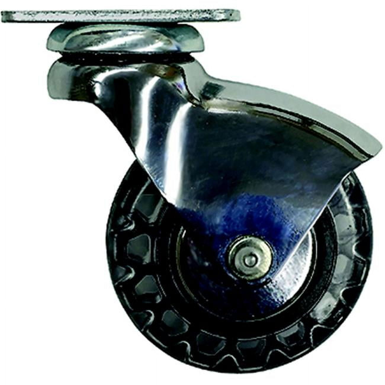 3 in. PCV Swivel Caster Wheel with Skate, Chrome - Walmart.com