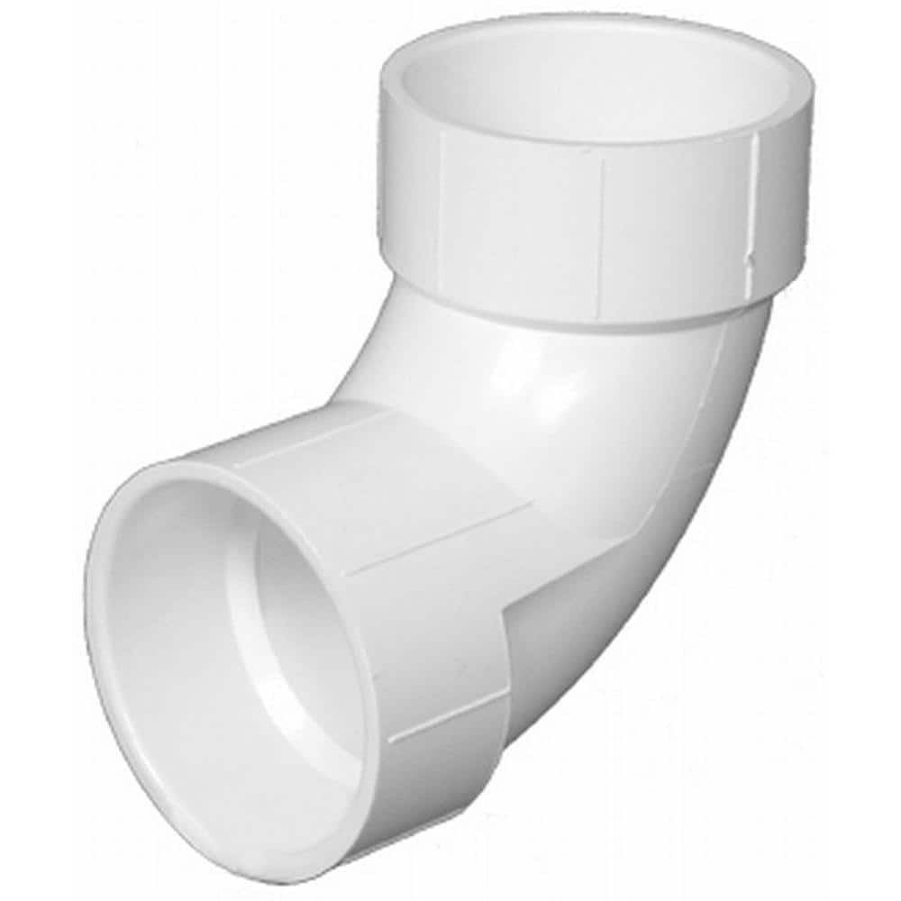3 in. PVC DWV 90-Degree Hub x Hub Elbow - Walmart.com